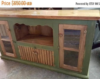 Primitive tv stand | Etsy