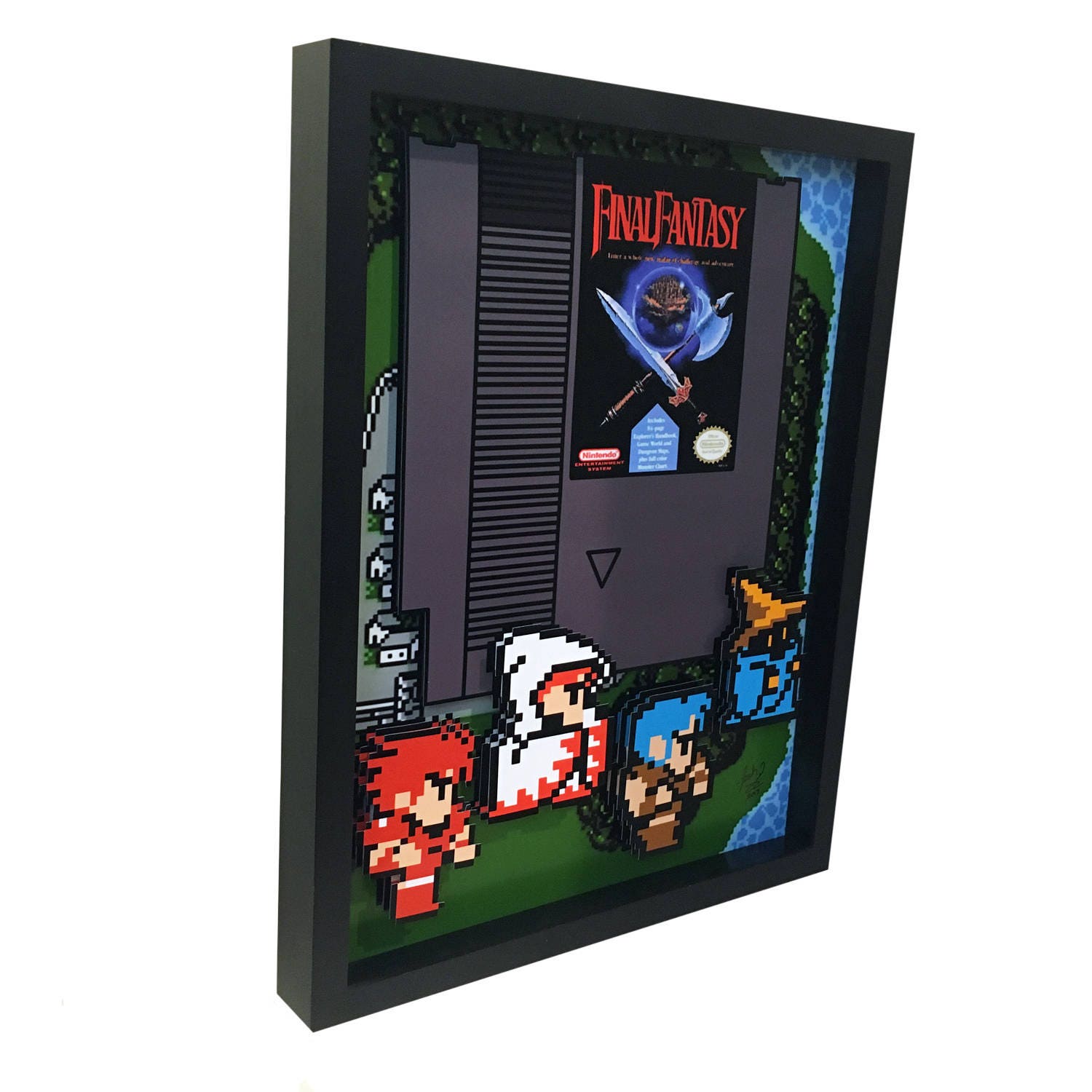 Final Fantasy Nintendo 8 Bit Art Video Game Art Nintendo Art