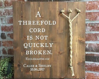 Ecclesiastes 4 12 | Etsy