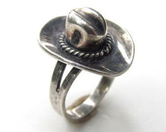 Cowboy hat ring | Etsy