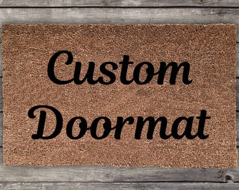 Custom doormat | Etsy