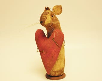 Primitive valentine | Etsy