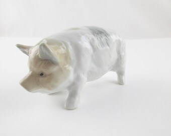 Porcelain pig | Etsy