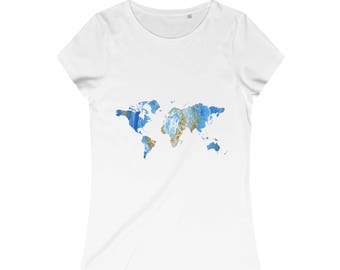 World map shirt | Etsy