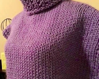 Knitting Pattern Azel Pullover 2 3/4 5/7 8/10 11/13