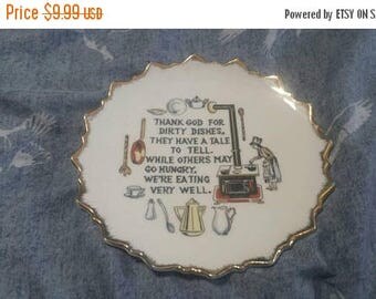 Kitchen prayer plate | Etsy
