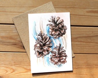 Rustic holiday cards | Etsy