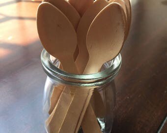Mini wooden spoons | Etsy