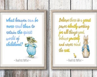 Peter rabbit quote | Etsy