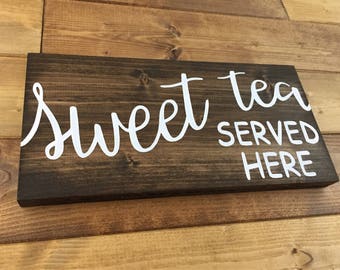 Sweet tea sign | Etsy