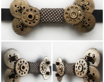 Clockwork tie Steampunk tie steampunk gears cogs clockwork