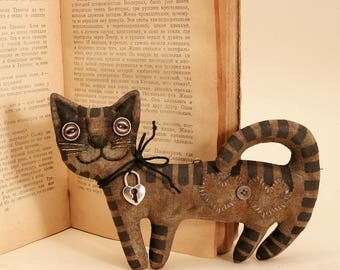 Primitive cat | Etsy