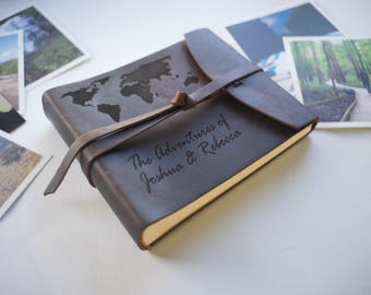 Leather photo album | Etsy