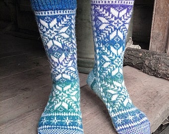 Scandinavian socks | Etsy