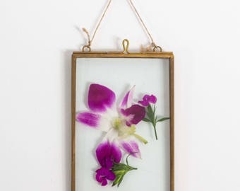 Glass floating frame | Etsy