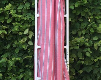 Striped linen fabric | Etsy