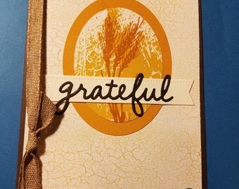 Grateful card | Etsy