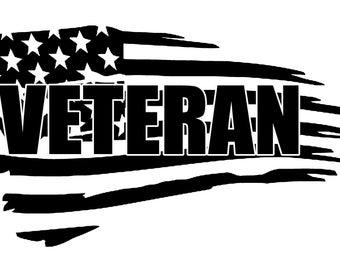 Veteran decal | Etsy