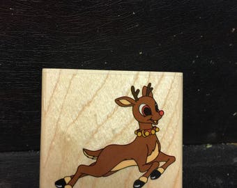 Reindeer stamp | Etsy