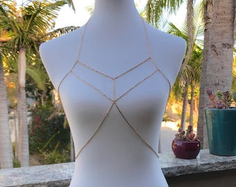Chain bra | Etsy
