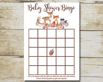 Bingo shower game | Etsy