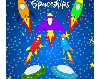 Space clipart astronaut clip art UFOs aliens spaceships