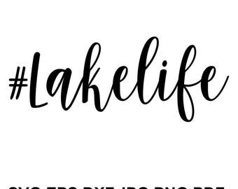 Lake life clip art | Etsy