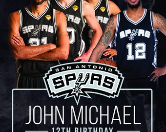 Spurs invitations | Etsy