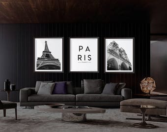 Paris cafe print | Etsy