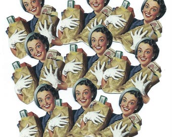 1950s stickers | Etsy