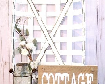 Cottage wood sign | Etsy