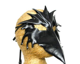 Crow mask | Etsy