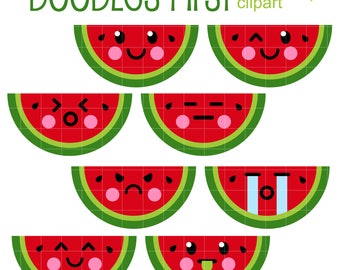 Kawaii Face Clipart Cute Faces Clip Art Expression Happy Sad