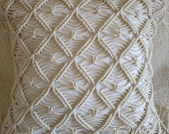 Macrame pillow | Etsy