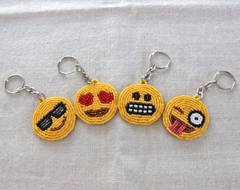 Emoji keychain | Etsy