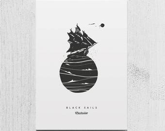 Black sails | Etsy