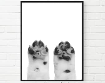 Dog paw art | Etsy