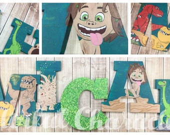 Dinosaur letters | Etsy