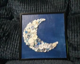 Handmade button art | Etsy