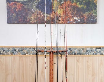 Fishing rod display | Etsy