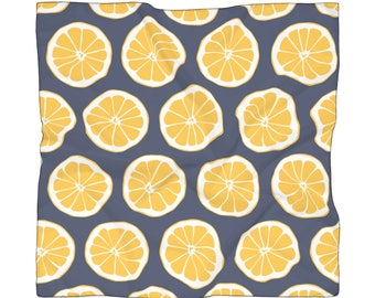 Lemon yellow scarf | Etsy