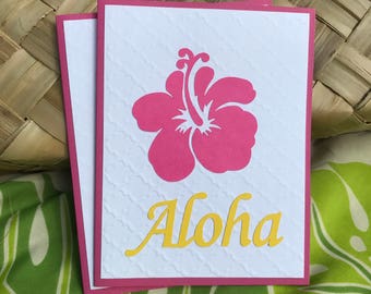 Hawaiian note cards | Etsy