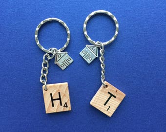Letter keyring | Etsy