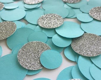 Blue confetti | Etsy