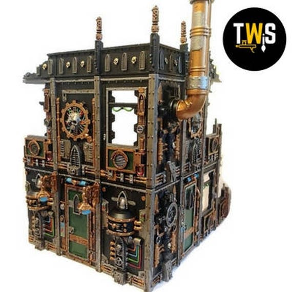 Warhammer 40k Manufactorum Building Commissioned Painting