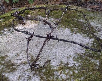 Barbed wire art | Etsy