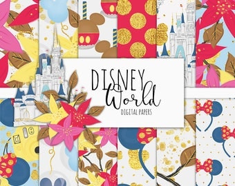 Handmade disney digital scrapbook | Etsy