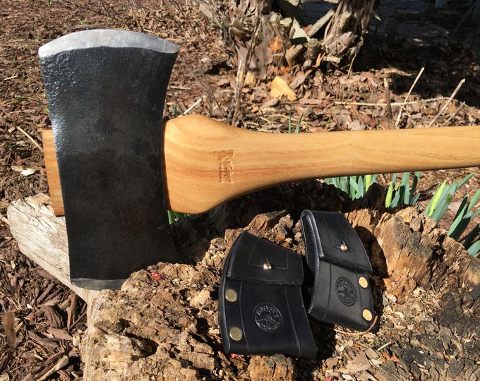 Featured listing image: Vintage Unmarked Double Bit Cruiser Axe – Restored