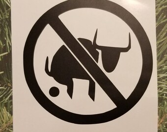 No bullshit sticker | Etsy