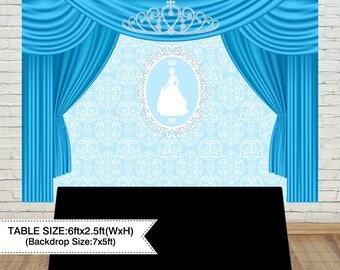 Cinderella backdrop | Etsy